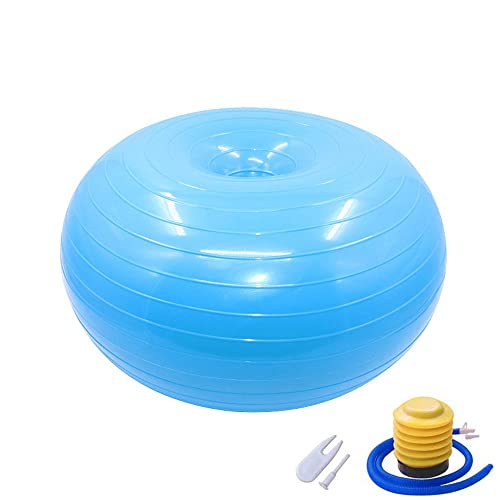 Fortitude Sports Donut Exercise Ball | Inflatable Fitness Donut With A